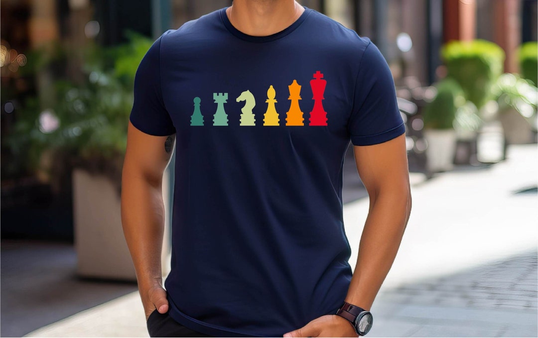 Color Chess Gaming T-shirt, Cute Chess Shirt, Funny Chess Game Shirt ...