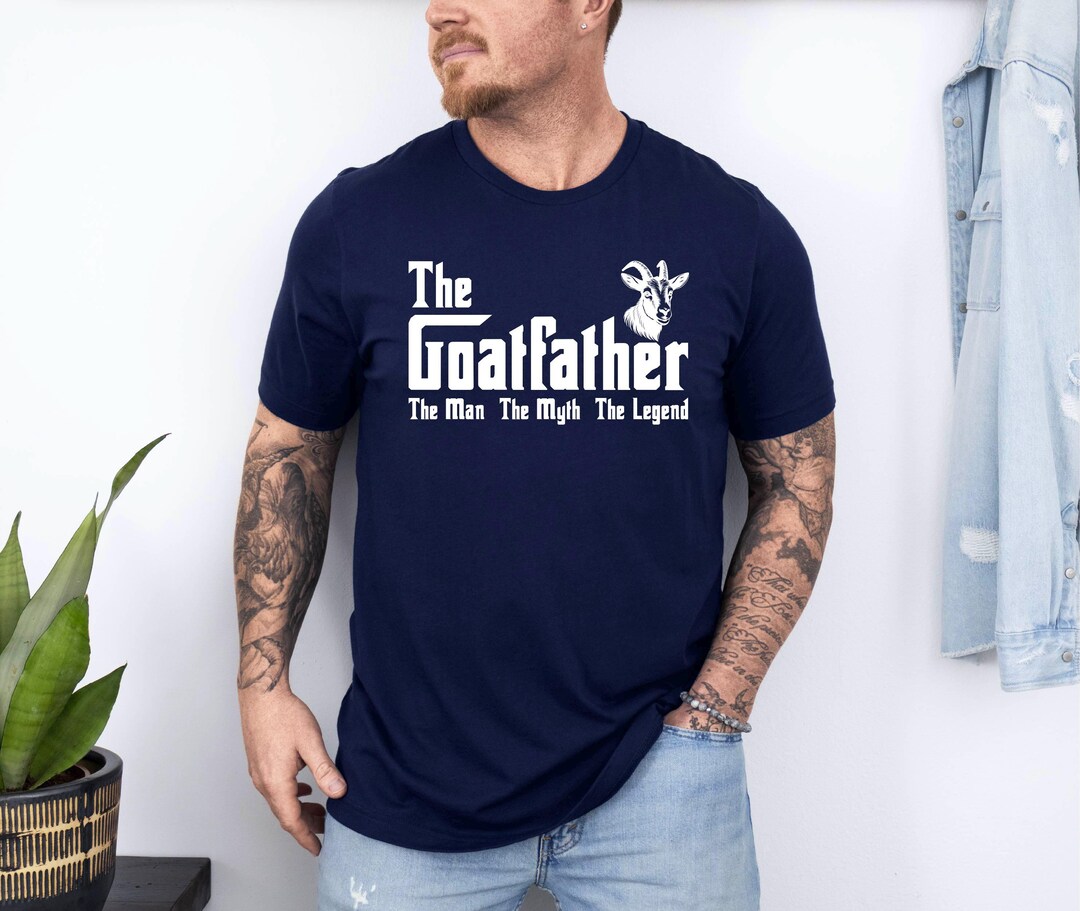 The Goatfather T-shirt: Funny Goat Lover Dad Gift - Etsy
