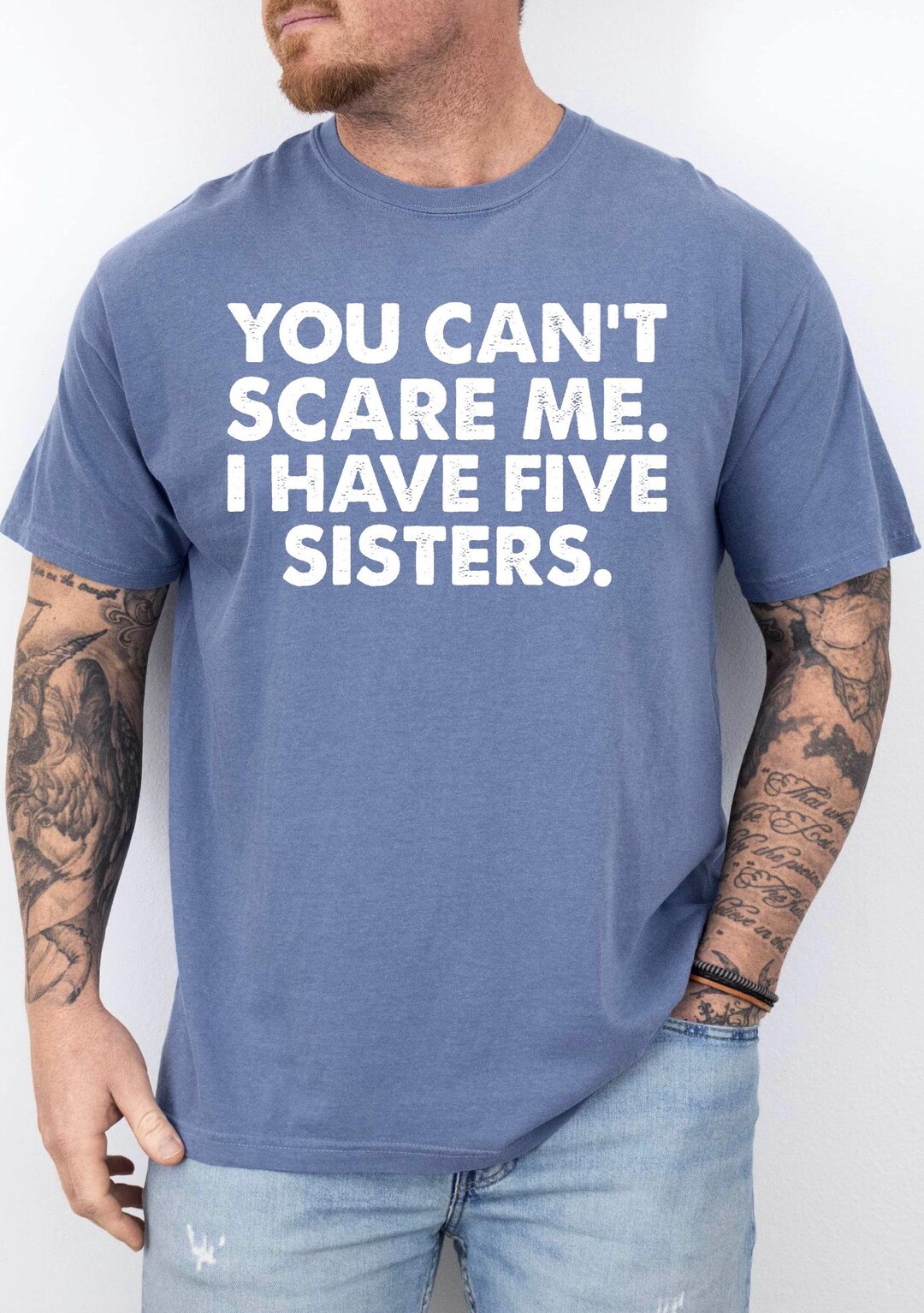 Funny Sister Shirt: You Can't Scare Me, Comfort Colors Tee - Etsy