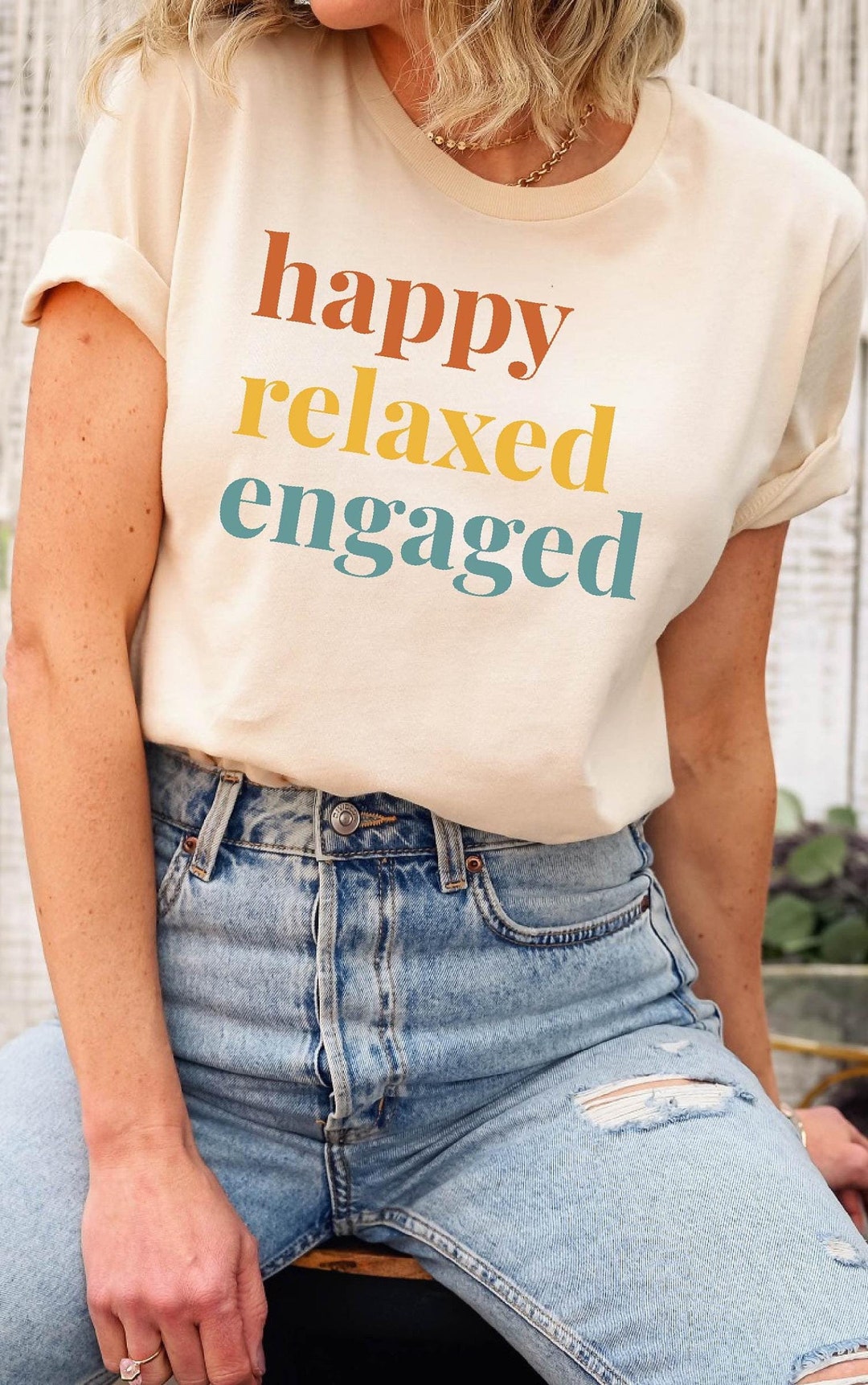Happy Relaxed Engaged Shirt: ABA Philosophy, Behavior Analysis Graduate ...