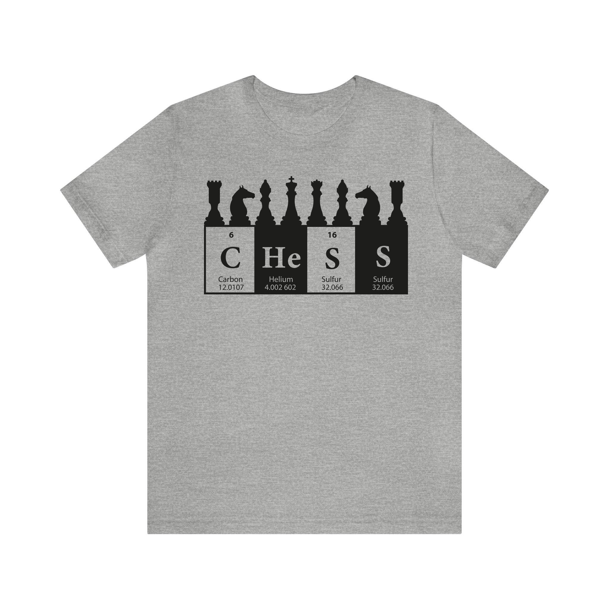 Chess Sets Periodic Table Tshirt, Chess Player Gift Unisex Shirt, Chess ...