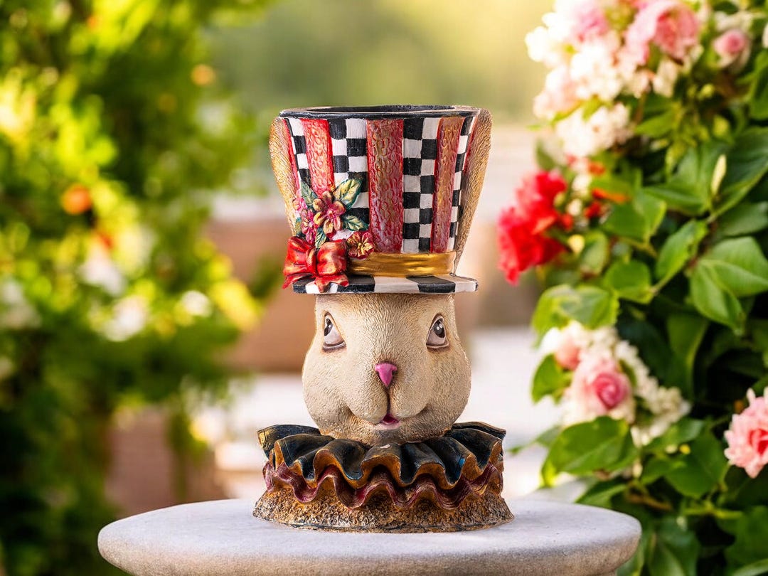 Rabbit Sculpture Statue, Rabbit Bust,decorative Easter Sculpture ...