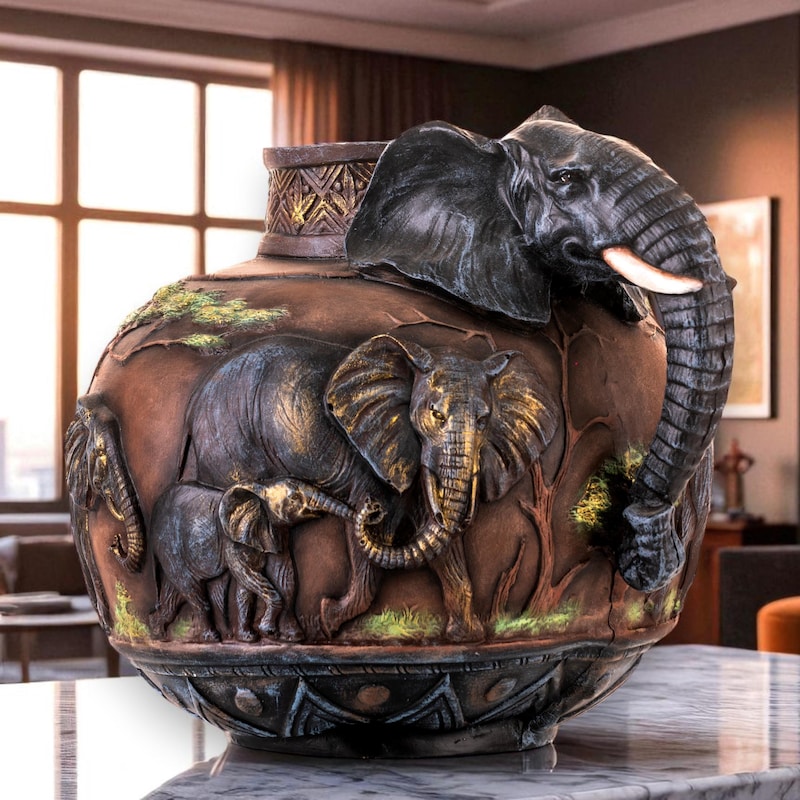 Large African Vase - Etsy