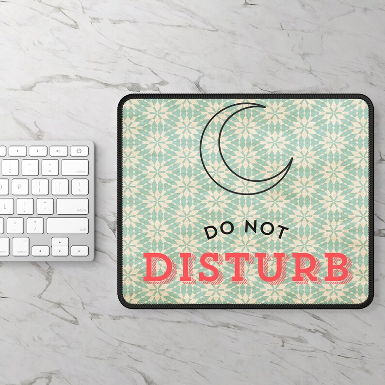 Do Not Disturb Gaming Mouse Pad, Funny Mouse Pad, Desk Mat Gaming ...