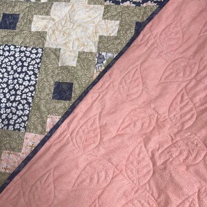 Autumn Breeze Quilt- Handmade: Throw Size 53" X 68" - Etsy