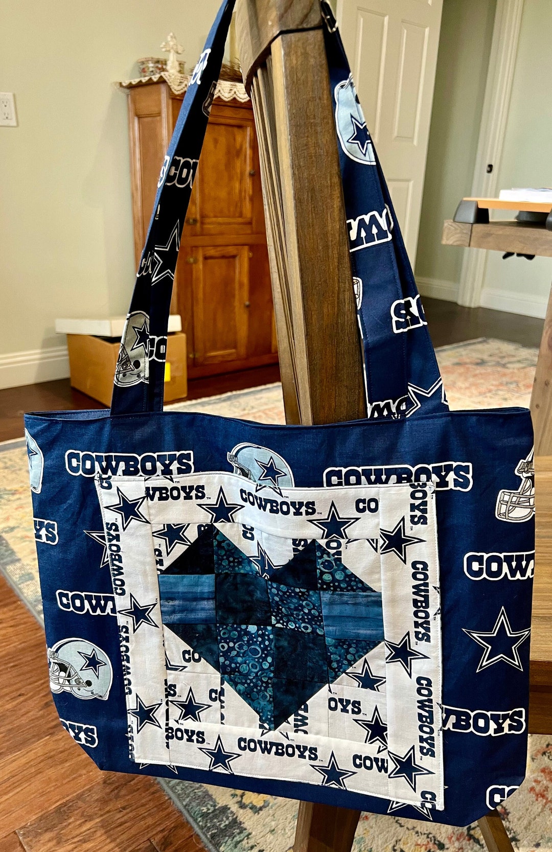 Dallas Cowboys Tote Bag (handmade) - Etsy