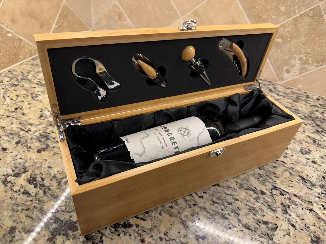 Wooden Wine Box, Wine Box, Wedding Wine Box, Wedding Gift for Couple ...