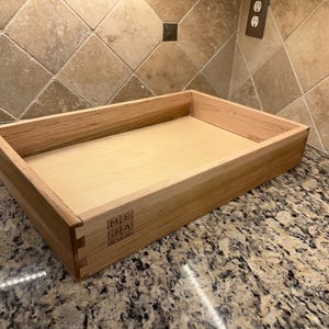 Custom Wooden Drawer Box: Handmade Replacement Cabinet Organizer - Etsy