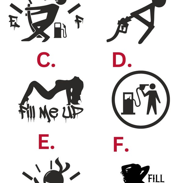 Gas Tank Decal - Etsy