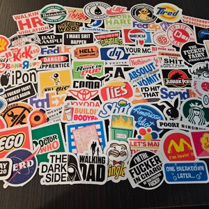 Sarcastic Funny Logo Pun Sticker Pack, Work Humor, Hard Hats, Planners ...