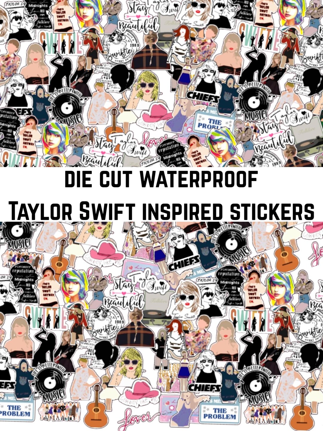Taylor Swiftie Inspired Sticker Pack, Music Artist Inspiration ...