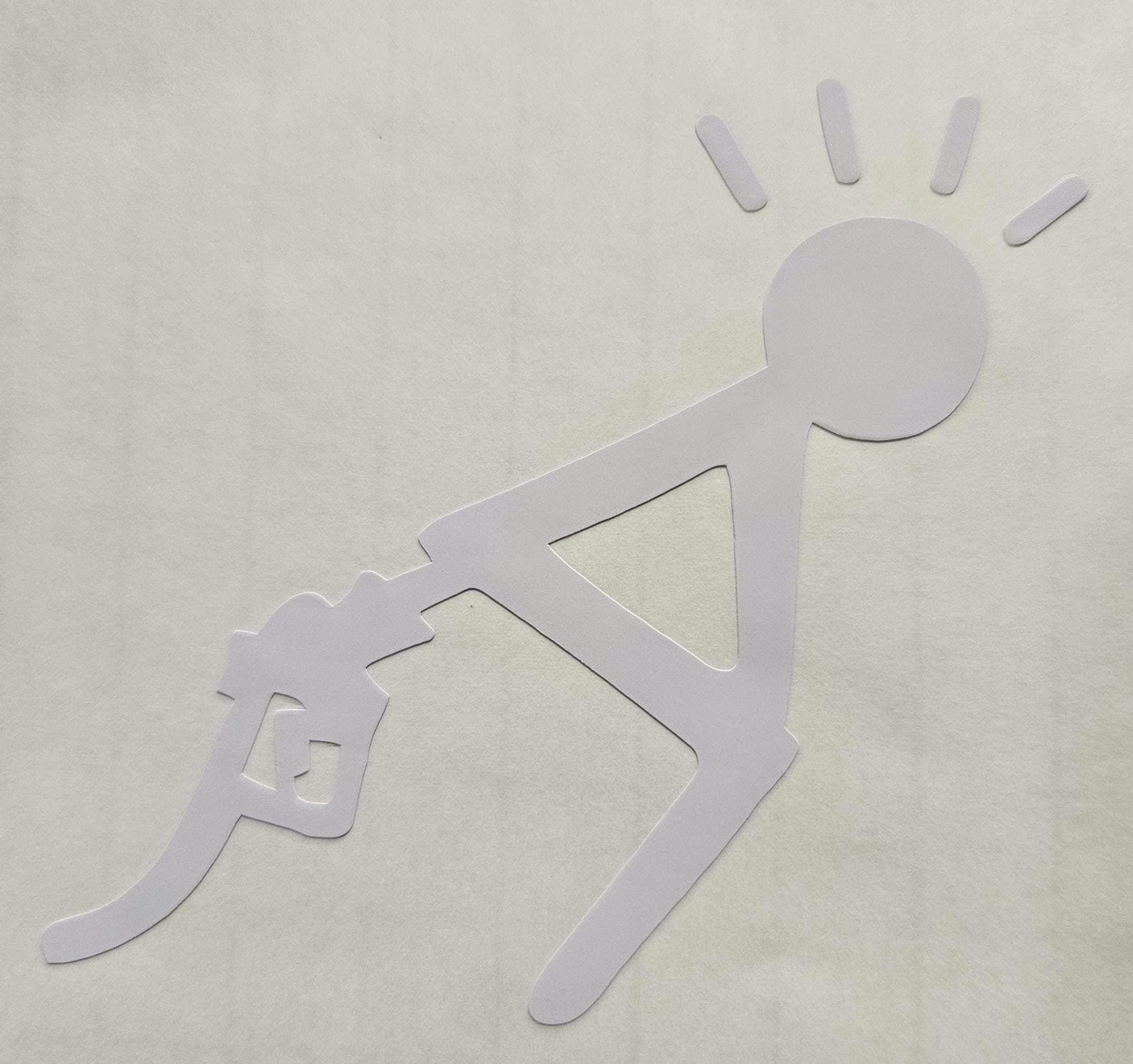 Funny Gas Tank Permanent Vinyl Vehicle Decals, Sarcastic Inappropriate ...