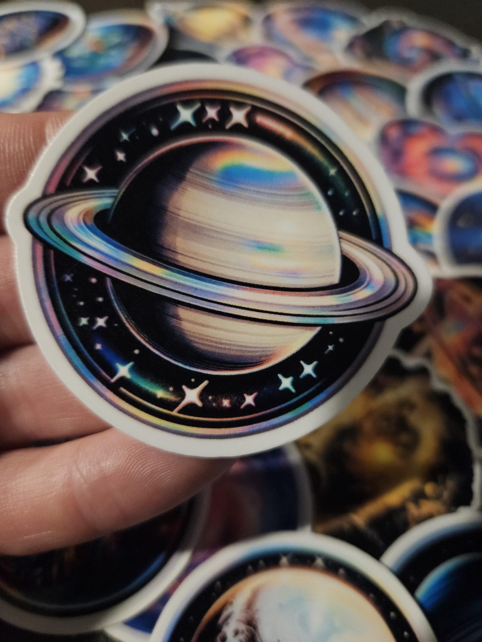 Solar System Planet Vinyl Die-cut Stickers, Waterproof, Celestial ...