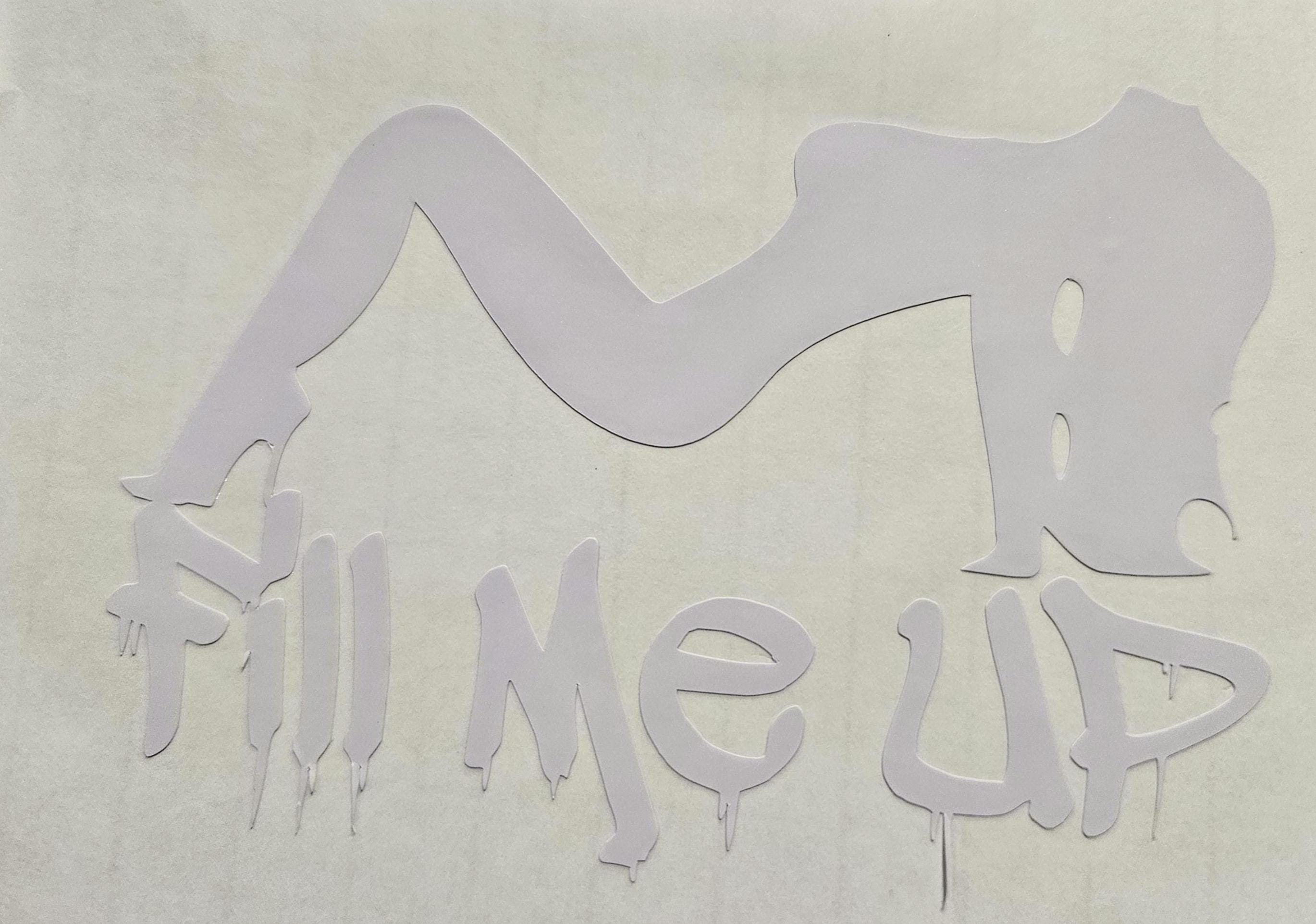 Funny Gas Tank Permanent Vinyl Vehicle Decals, Sarcastic Inappropriate ...