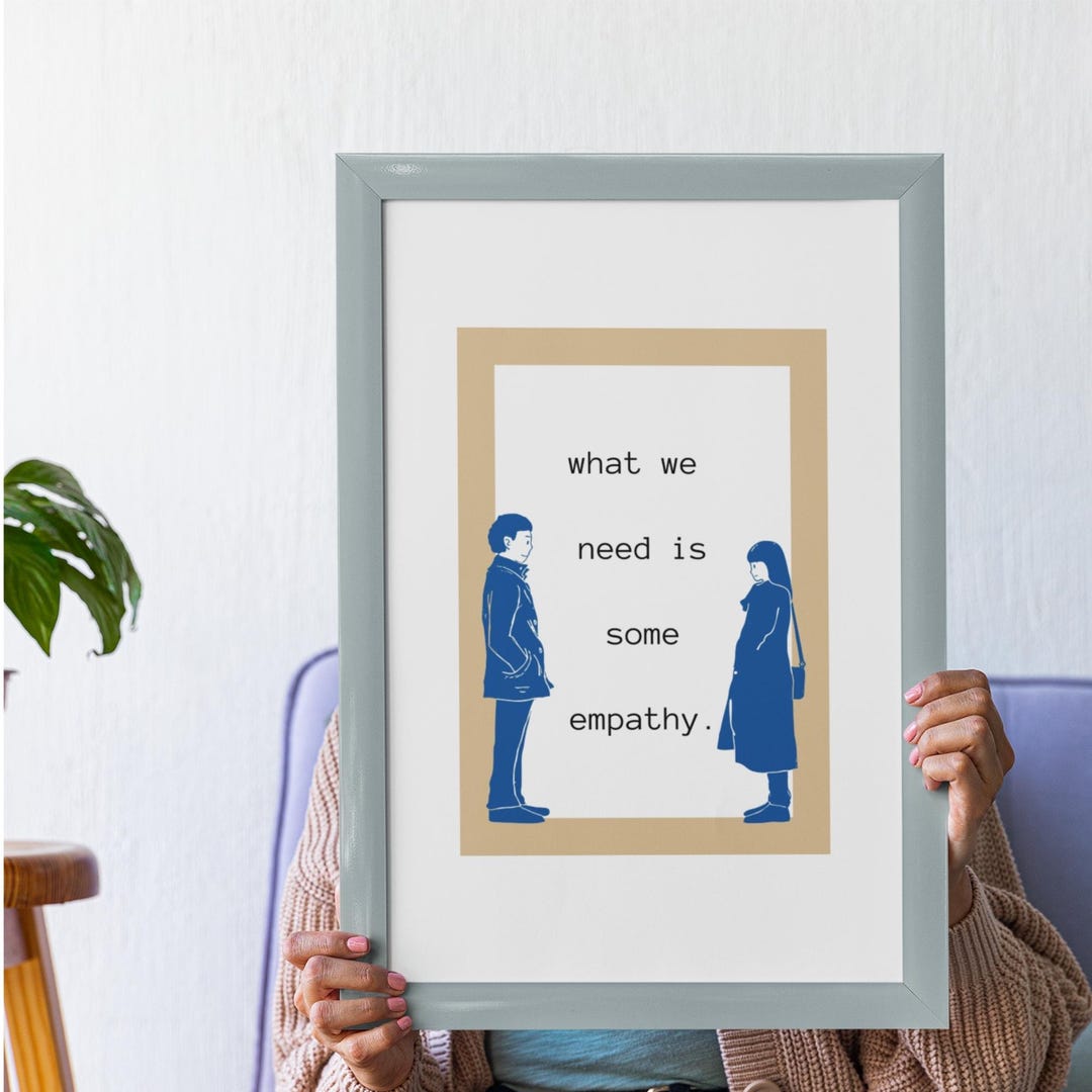 Choose Empathy Poster | Inspirational Digital Art Print | Positive ...