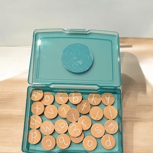 Mini Wooden Alphabet - Etsy