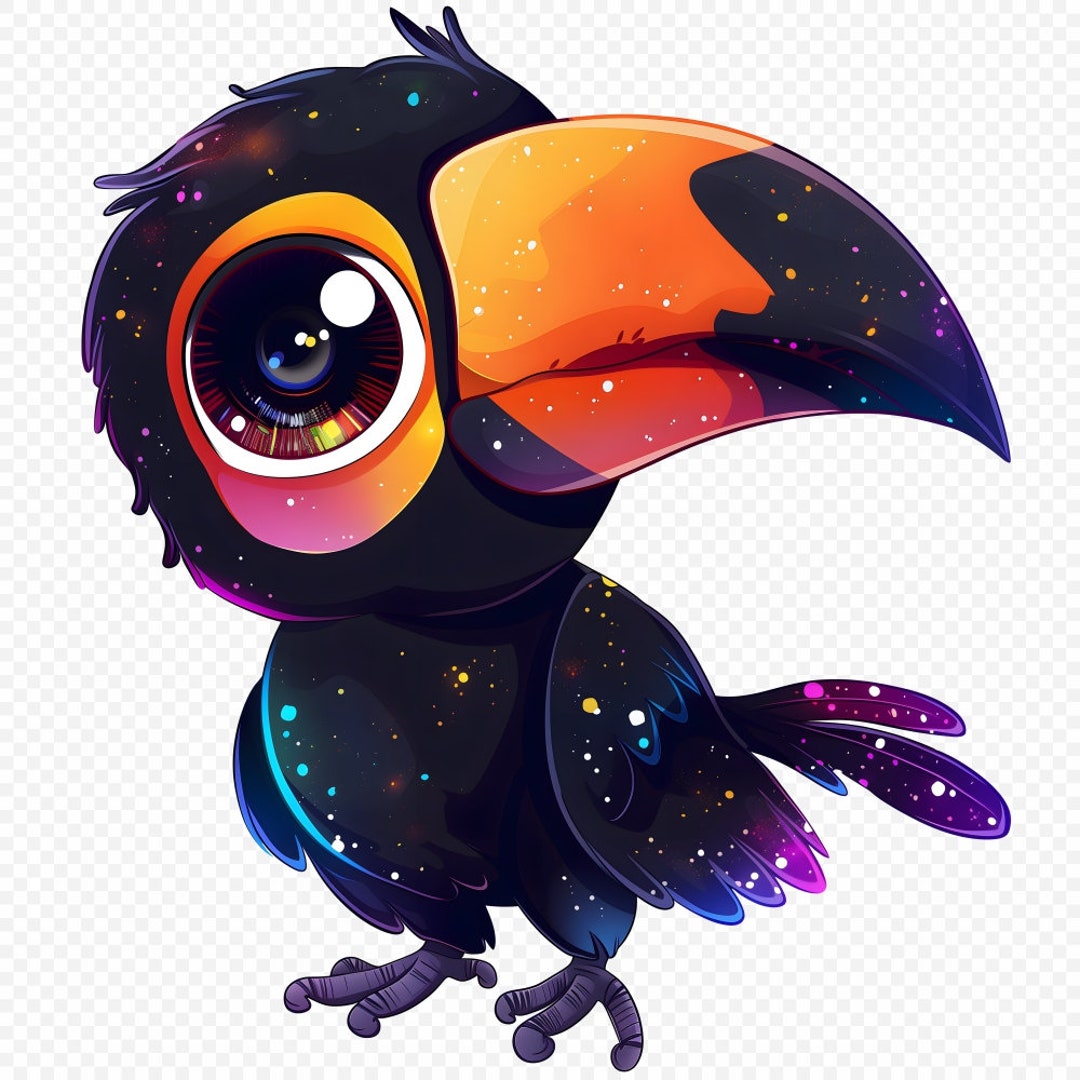 Cute Toucan PNG Image, Transparent Background - Etsy