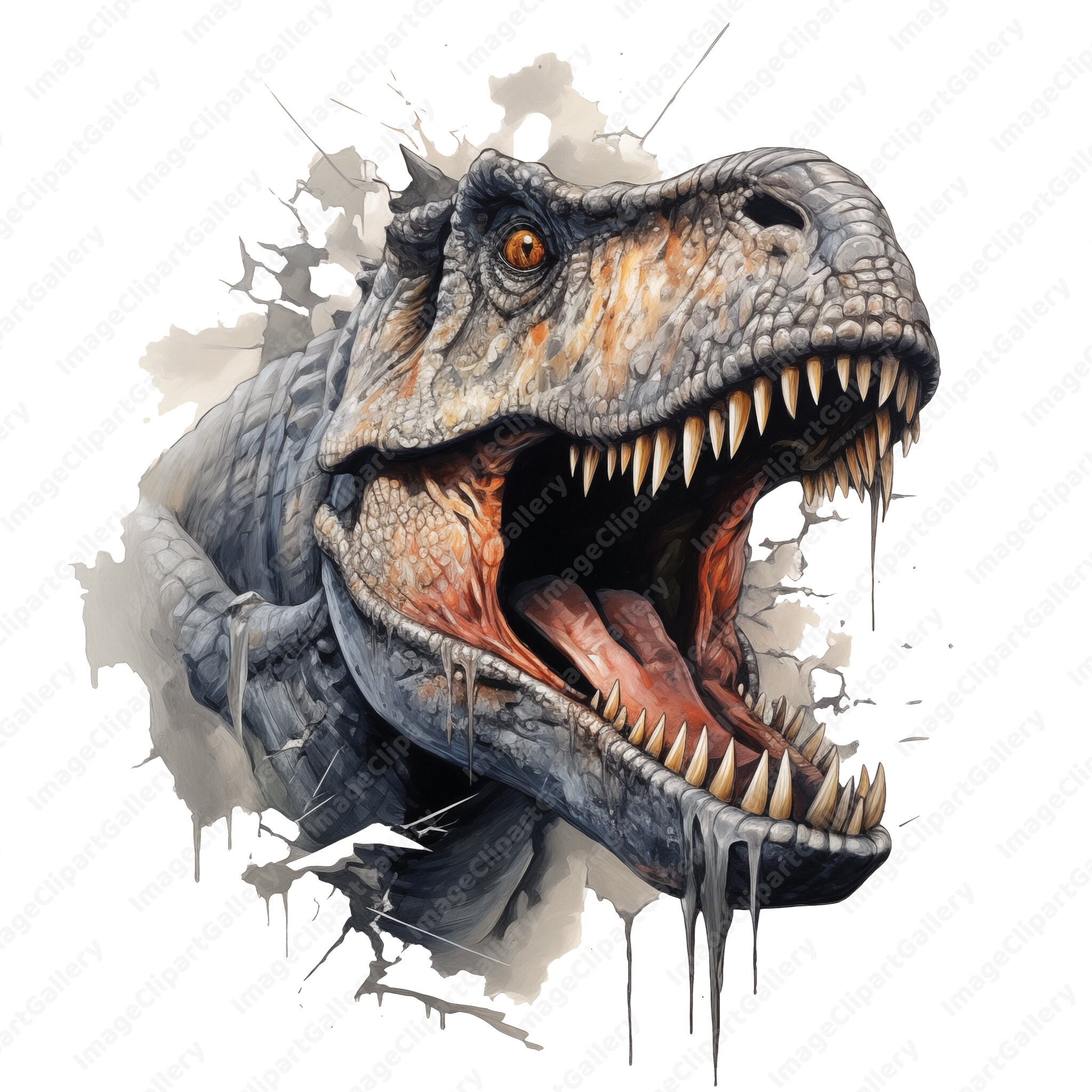 14 T-REX Dinosaur PNG Image Clipart, Transparent Background - Etsy