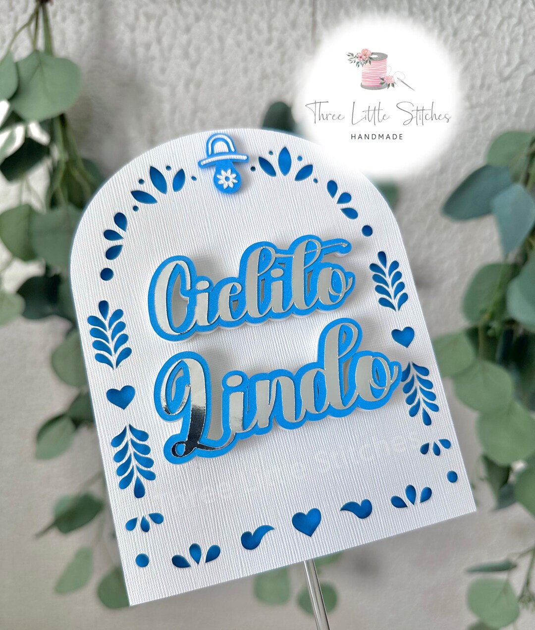 Cielito Lindo, Talavera Topper, Traditional Mexican Theme Cake Topper ...