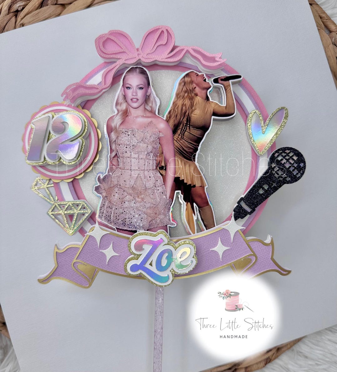 Freya Skye Cake Topper, Light up Cake Topper, Girl Cake Topper ...