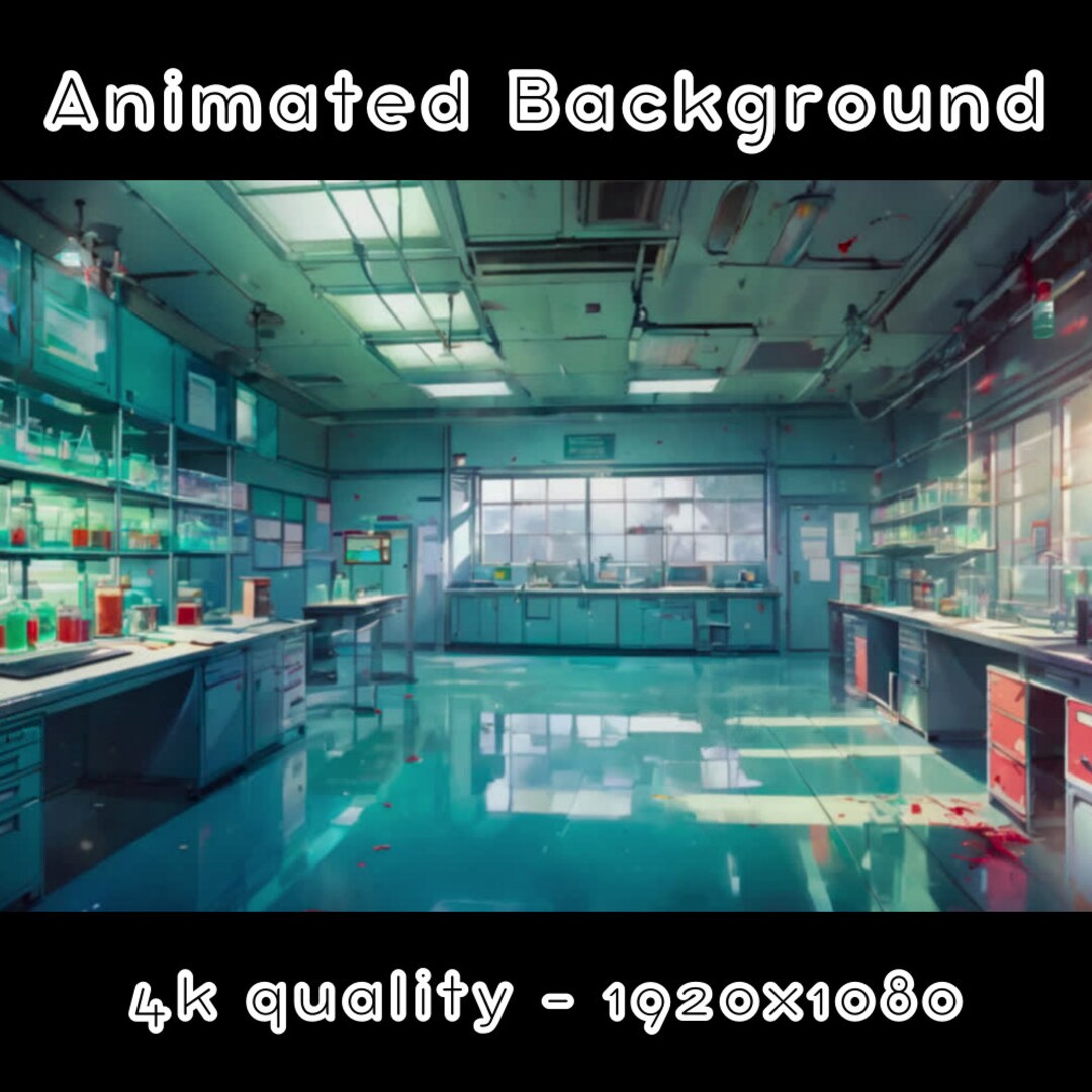 ANIMATED BACKGROUND - Research Facility, Laboratory, Hospital, Horror ...