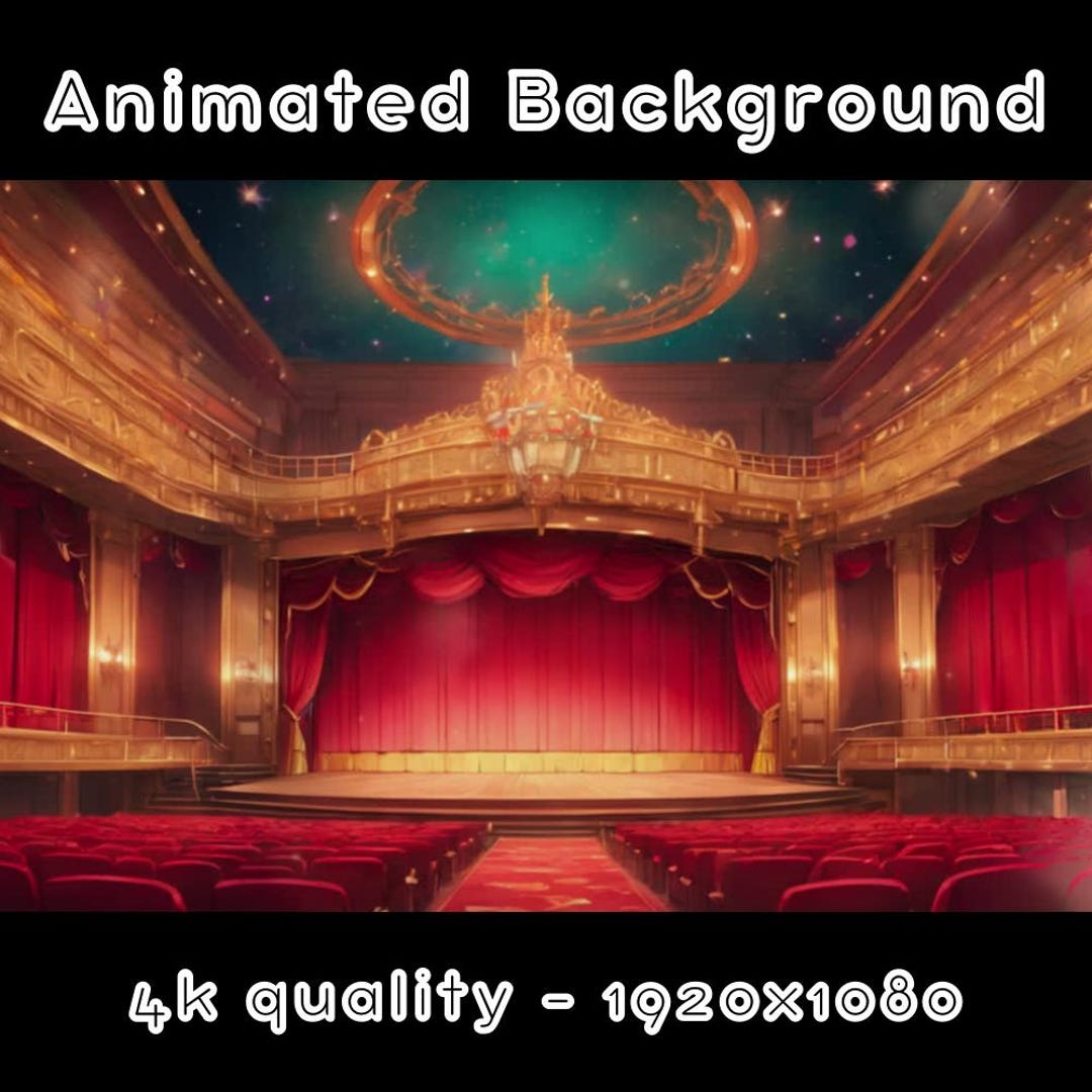 ANIMATED BACKGROUND - Royal Auditorium, Stage Performance, Theater ...