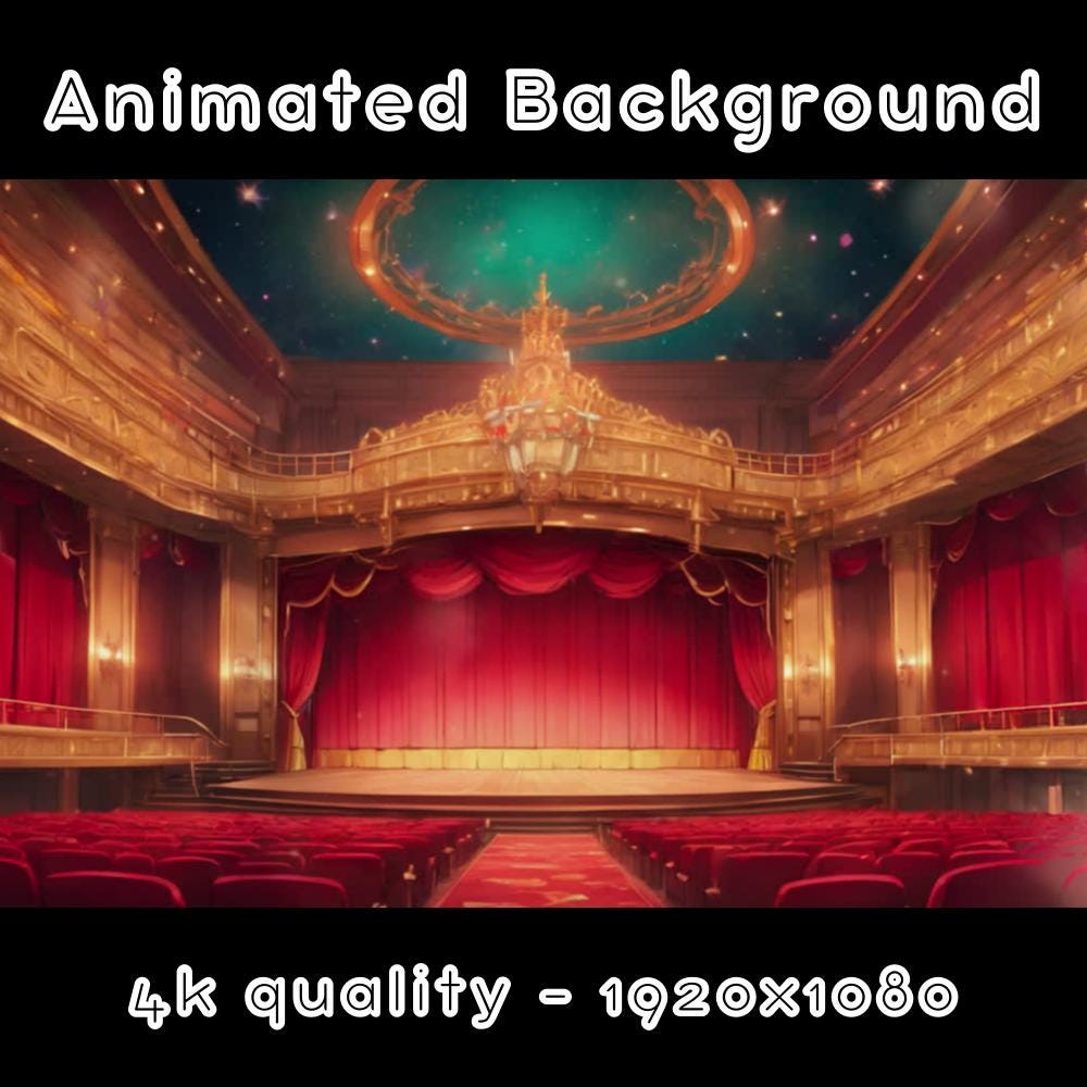 ANIMATED BACKGROUND - Royal Auditorium, Stage Performance, Theater ...