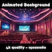 ANIMATED BACKGROUND - Anime Movie Theater, Singer, Stage, Cinema (loop ...