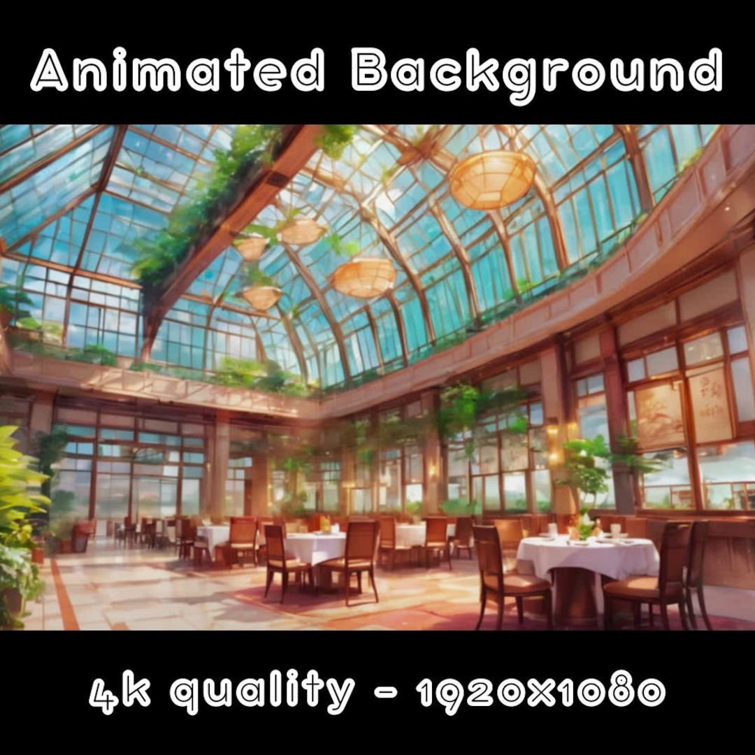 ANIMATED BACKGROUND - Elegant Meal, Restaurant, Date Vtuber (loop, 4k ...
