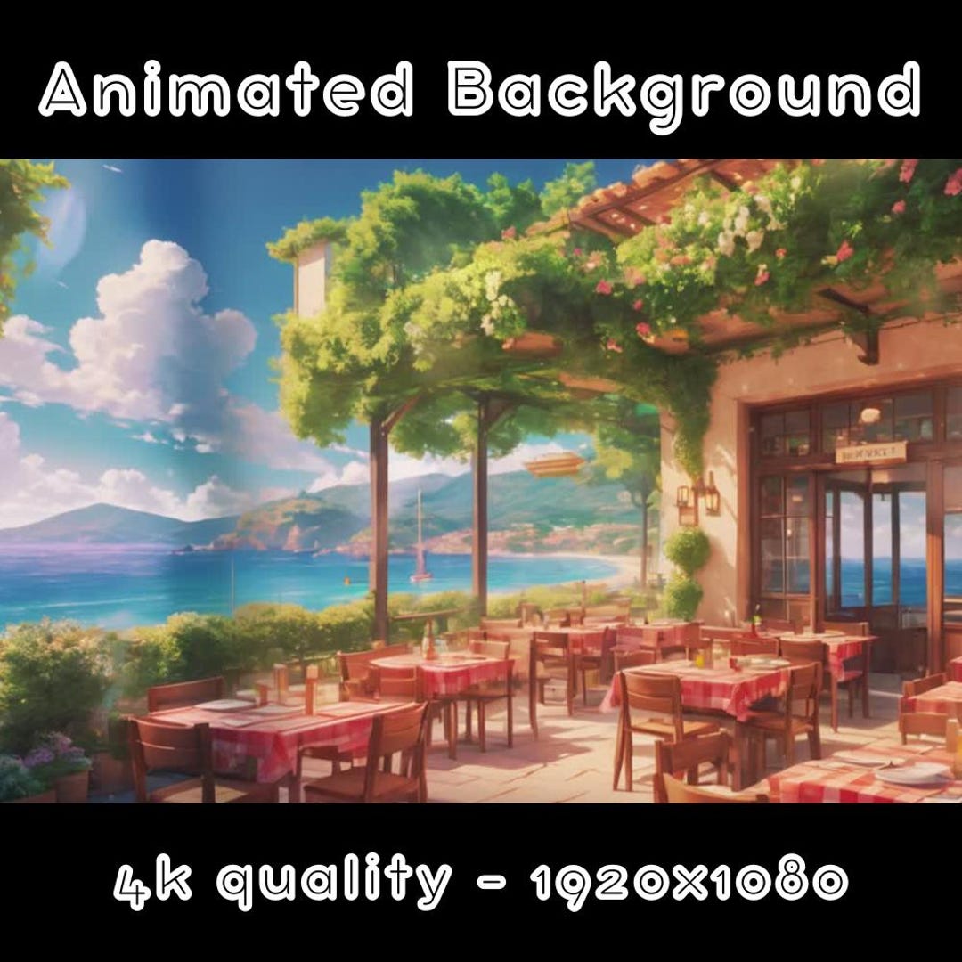 ANIMATED BACKGROUND - Coast Restaurant, Summer, Island Retreat, Beach ...