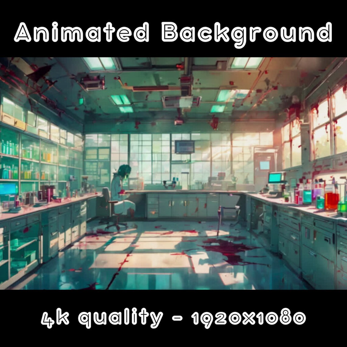 ANIMATED BACKGROUND - Test Room, Laboratory, Hospital, Horror, Scary ...