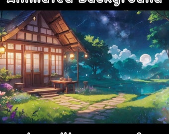 ANIMATED BACKGROUND Penthouse Bundle loop, 4k VTUBER / Stream ...