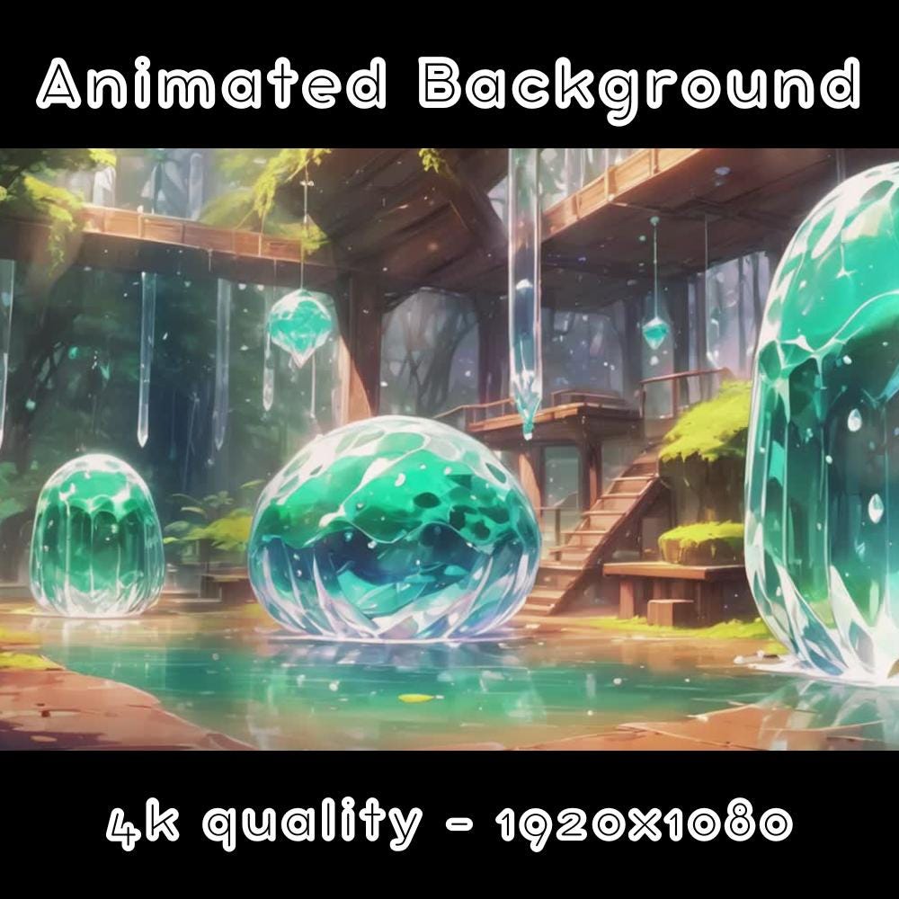 ANIMATED BACKGROUND - Water Gem, Slime, Rainforest, Tropical, Exotic ...
