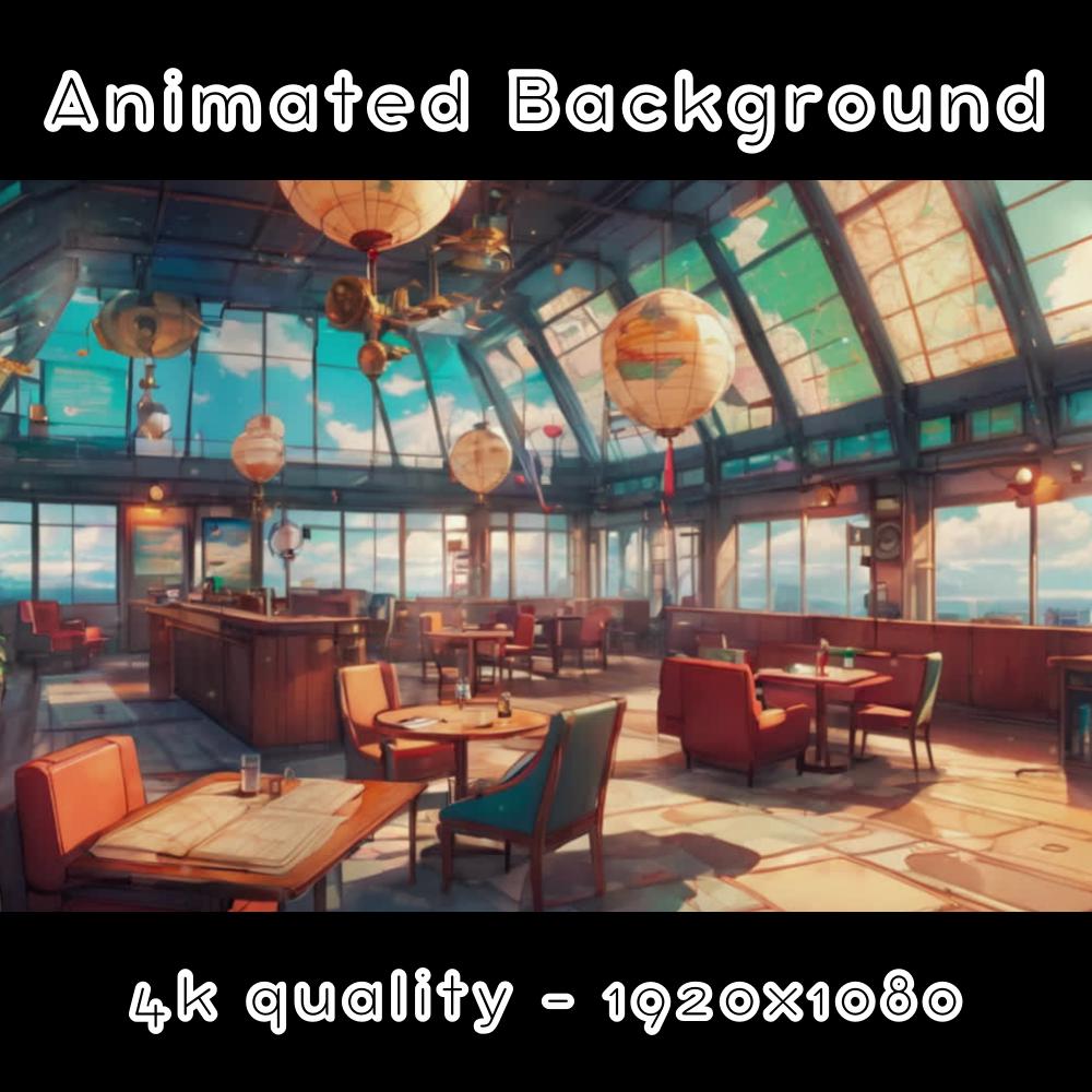 ANIMATED BACKGROUND - Aerial Restaurant, Coffee Shop, Cafe, Bakery ...