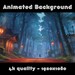 ANIMATED BACKGROUND - Haunted Path, Forest, Ghostly, Scary, Spooky ...