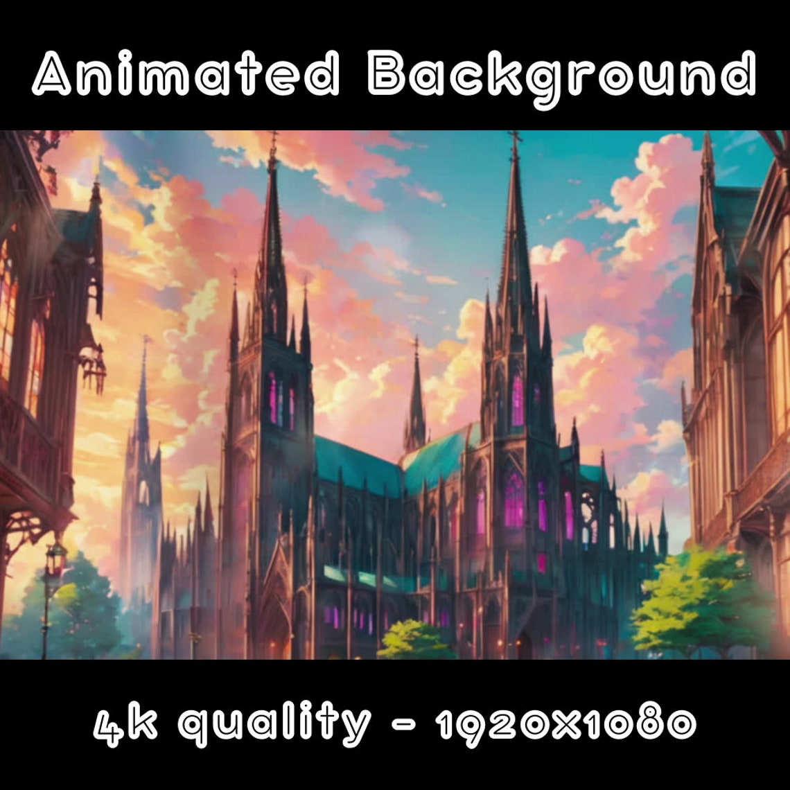 ANIMATED BACKGROUND - Gothic Chapel, Architecture, Medieval Church ...