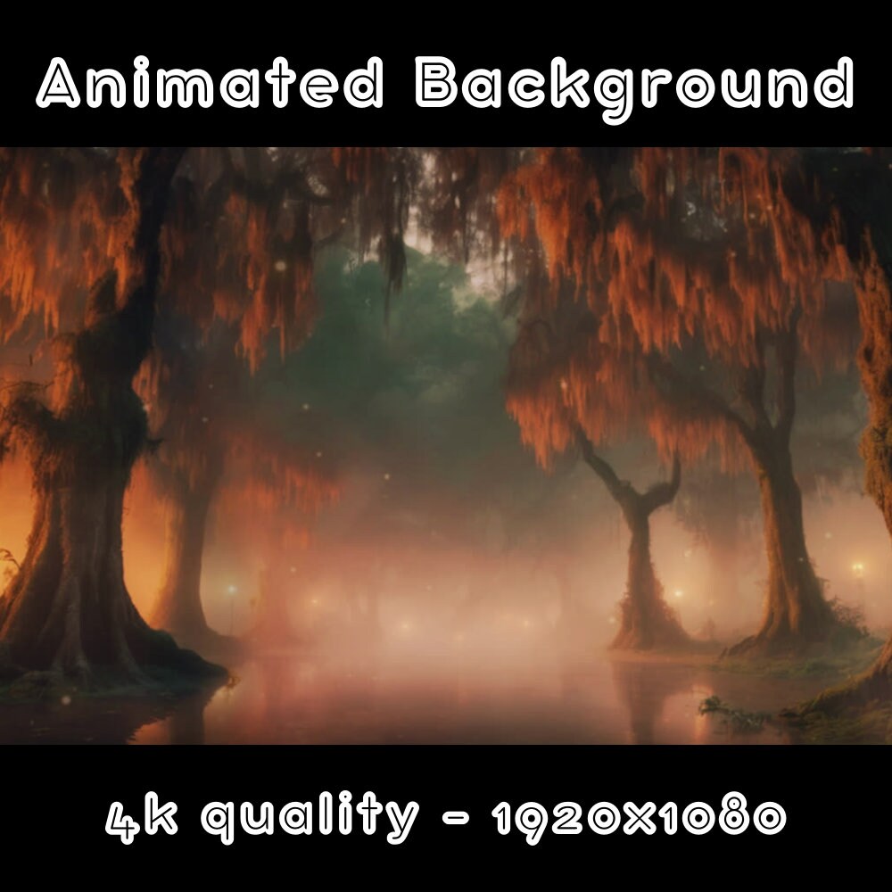 ANIMATED BACKGROUND - Dripping Tree, Horror Themed, Ghost Land (loop ...