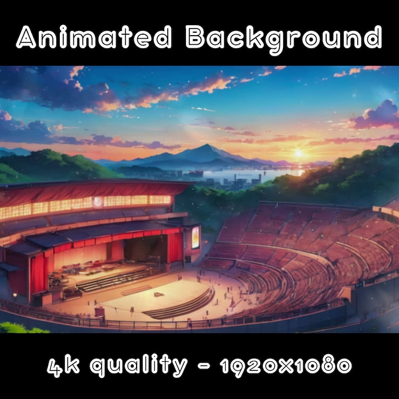 ANIMATED BACKGROUND - Auditorium, Stage, Theater, Concert Hall, Podium ...