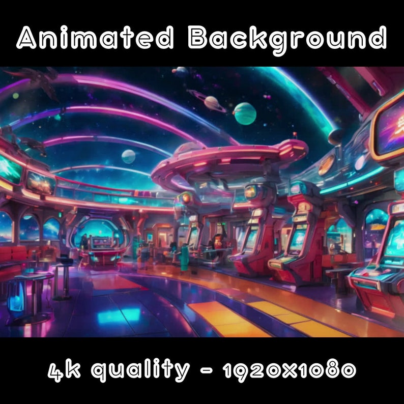 ANIMATED BACKGROUND - Mission Control, Futuristic, Sci-fi, Spaceship ...