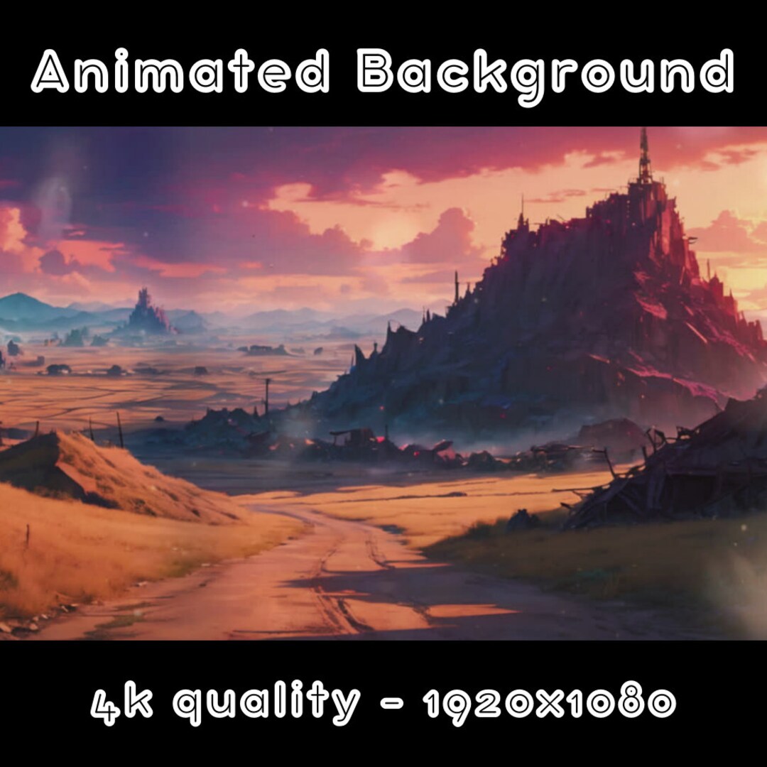 ANIMATED BACKGROUND - Desolated Acres, Abandoned Land, Fallout (loop ...