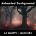 ANIMATED BACKGROUND - Spooky Forest, Horror, Scary, Halloween (loop, 4k ...