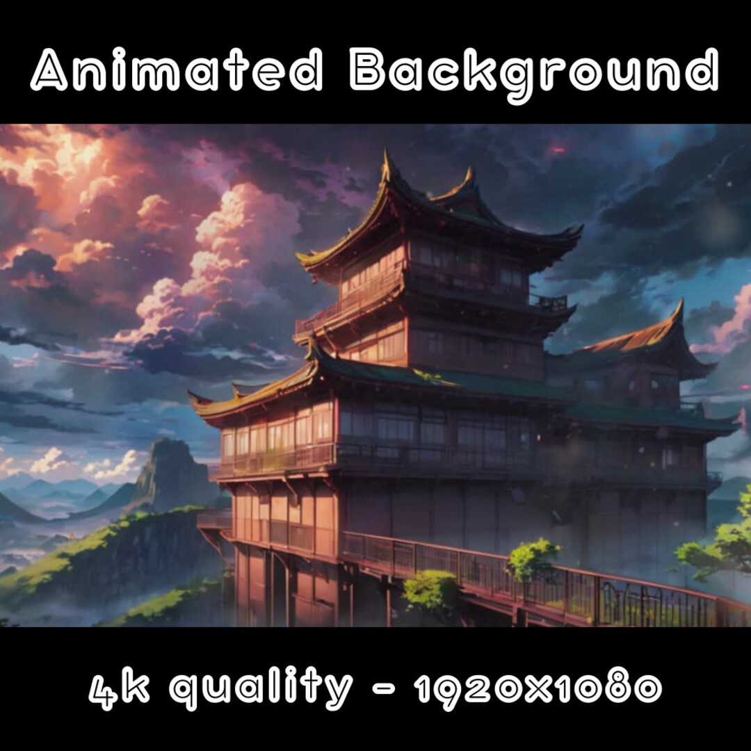 ANIMATED BACKGROUND - Phantom Residence, Oriental Horror, Ghost House ...