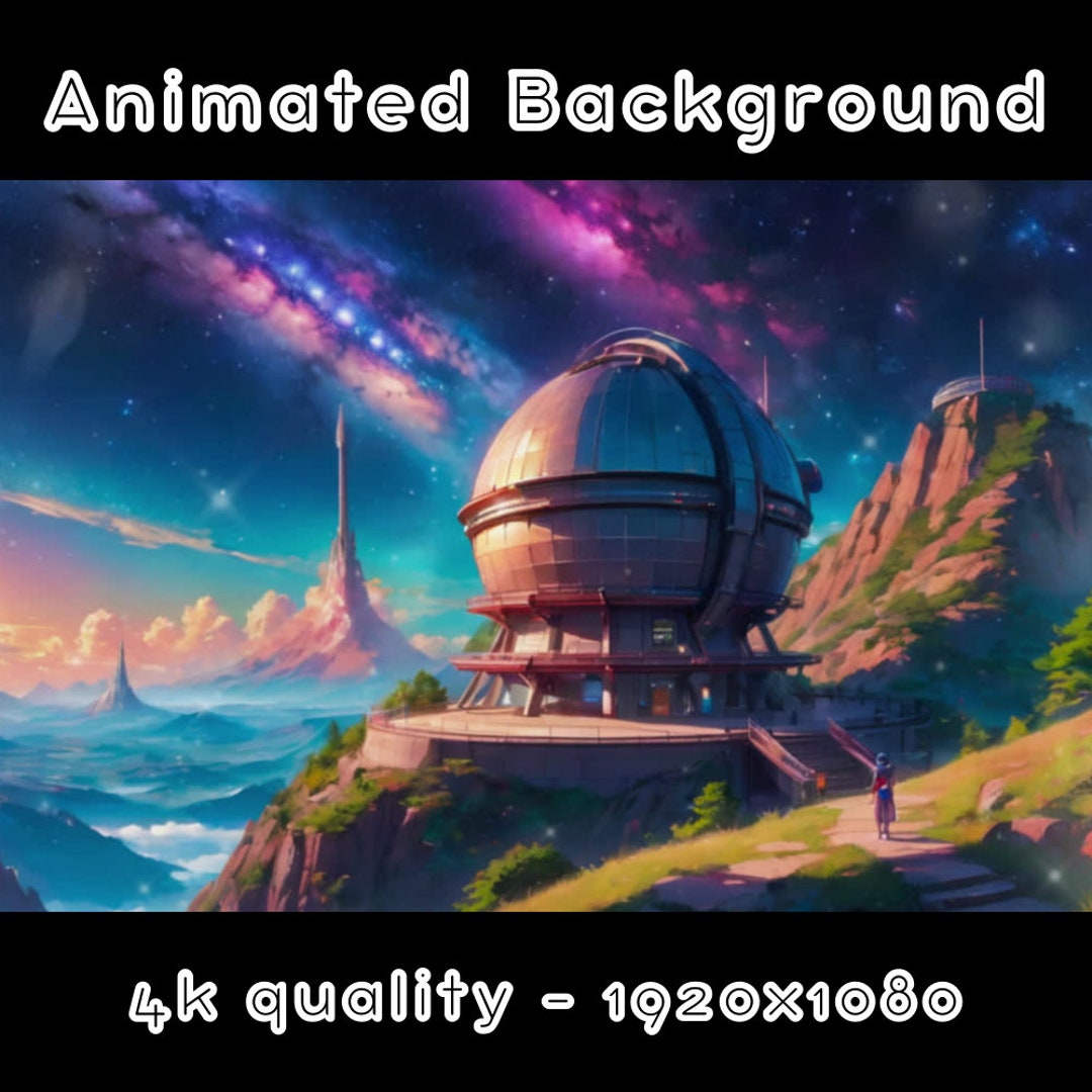 ANIMATED BACKGROUND - Planetarium, Astronomy, Stargazing, Celestial ...