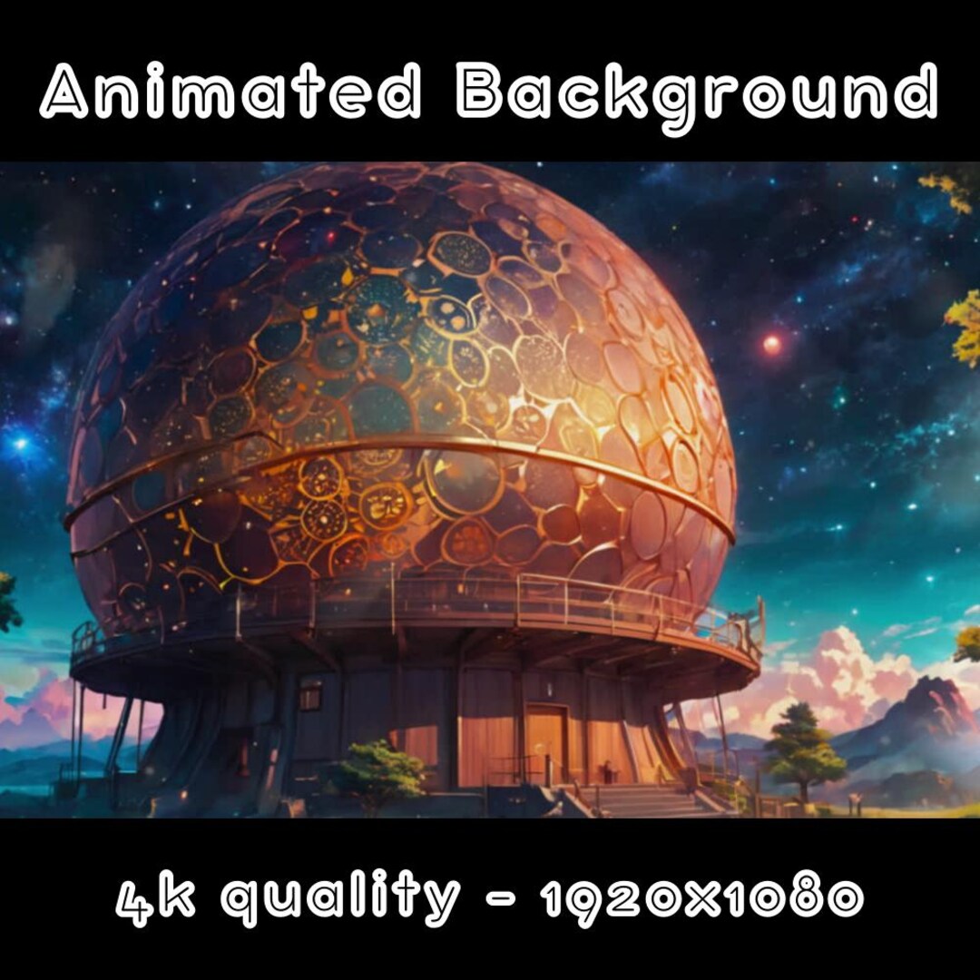 ANIMATED BACKGROUND - Celestial Viewpoint, Galaxy, Stargazing, Sci-fi ...