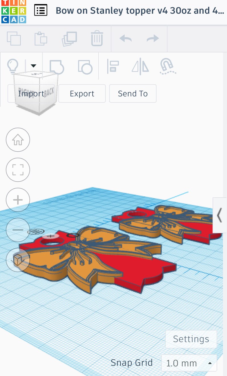 Charming Stanley Topper With Adorable Bow - 3D Printable STL File - Etsy