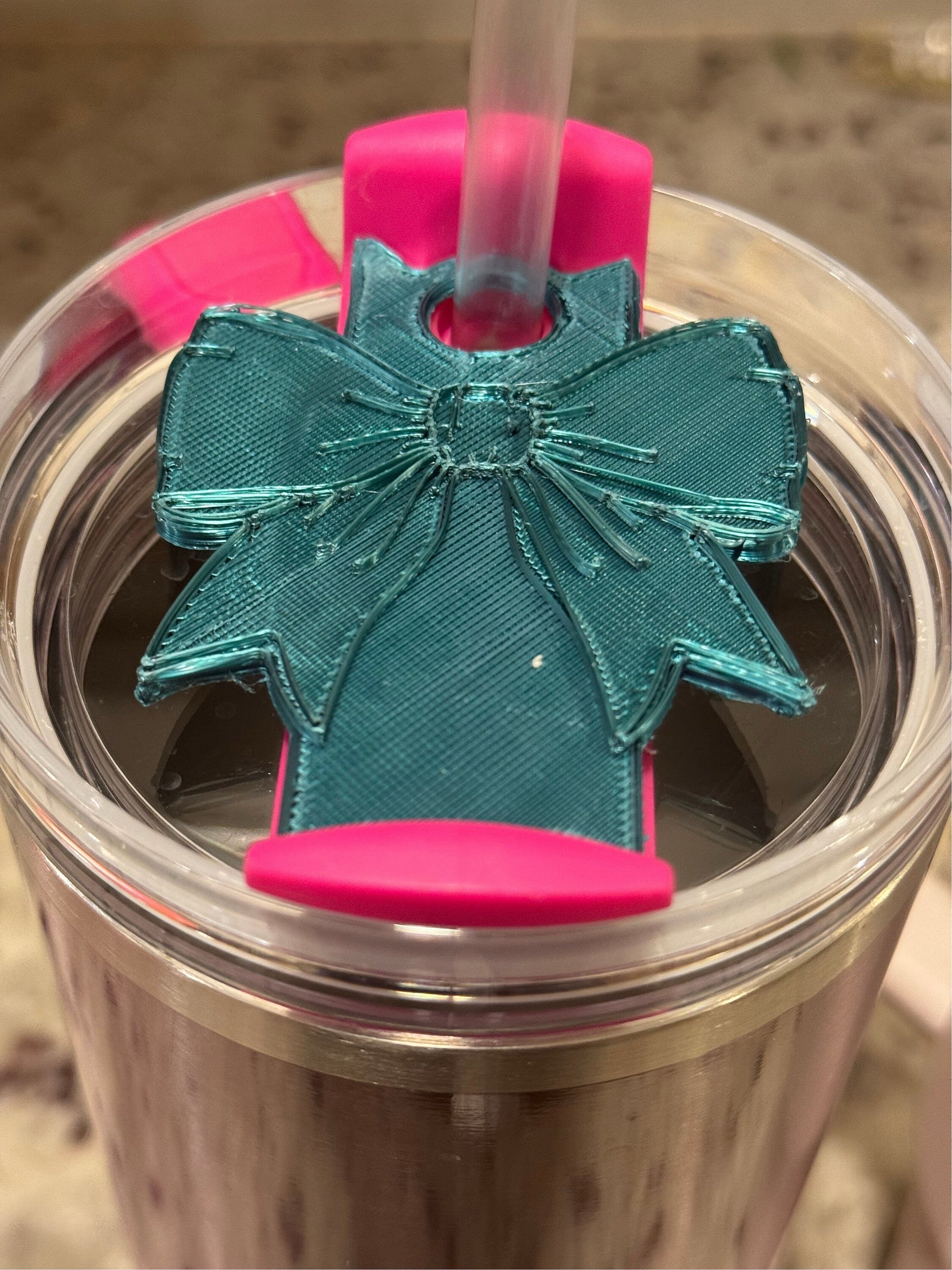 Charming Stanley Topper With Adorable Bow - 3D Printable STL File - Etsy