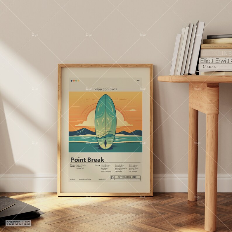 Point Break Poster Kathryn Bigelow Minimalist Movie Poster Custom Movie ...