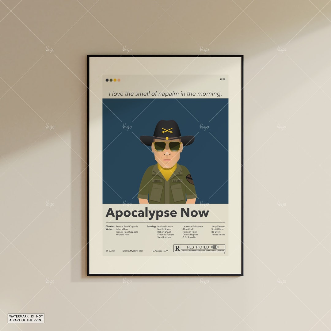 Apocalypse Now Poster Francis Ford Coppola Minimalist Movie Poster ...