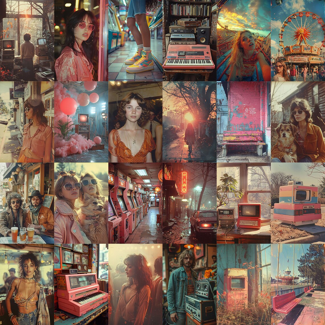 80s Collage Kit 80s Wall Decor Nostalgia Collage Kit Wall Art Decor ...