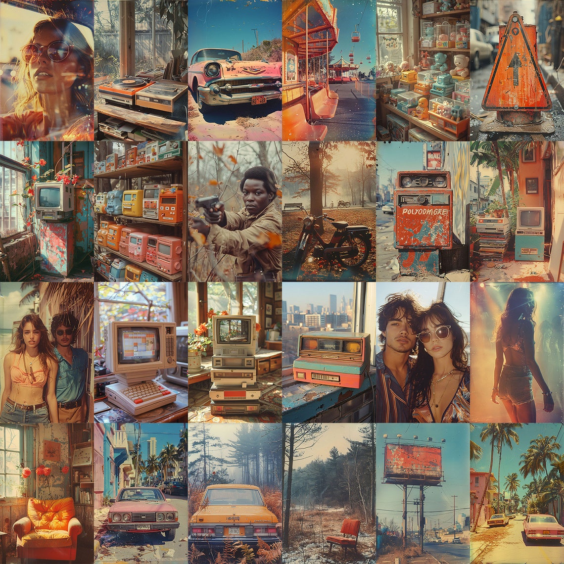 80s Collage Kit 80s Wall Decor Nostalgia Collage Kit Wall Art Decor ...